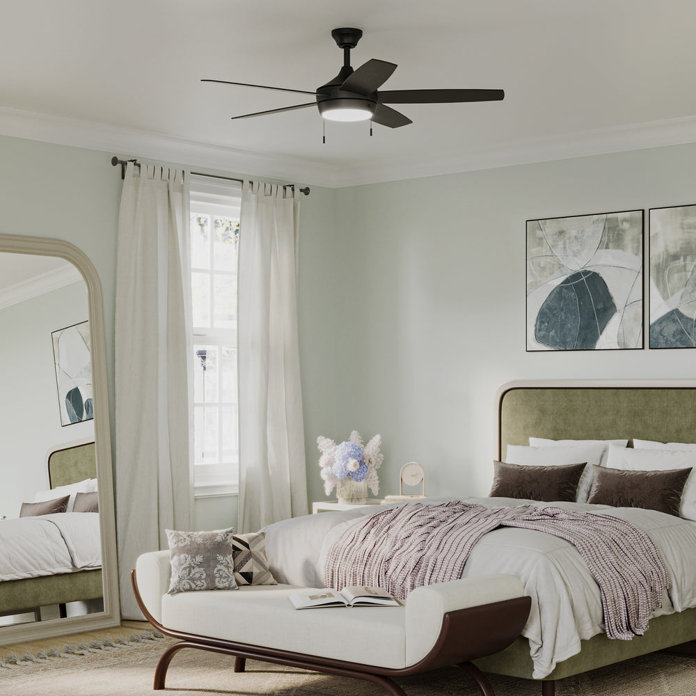 Nolyn V 52 in. 5-Blade Modern LED Ceiling Fan – Progress Lighting