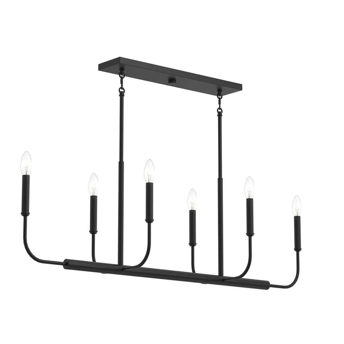 Reines Six-Light Linear Chandelier – Progress Lighting